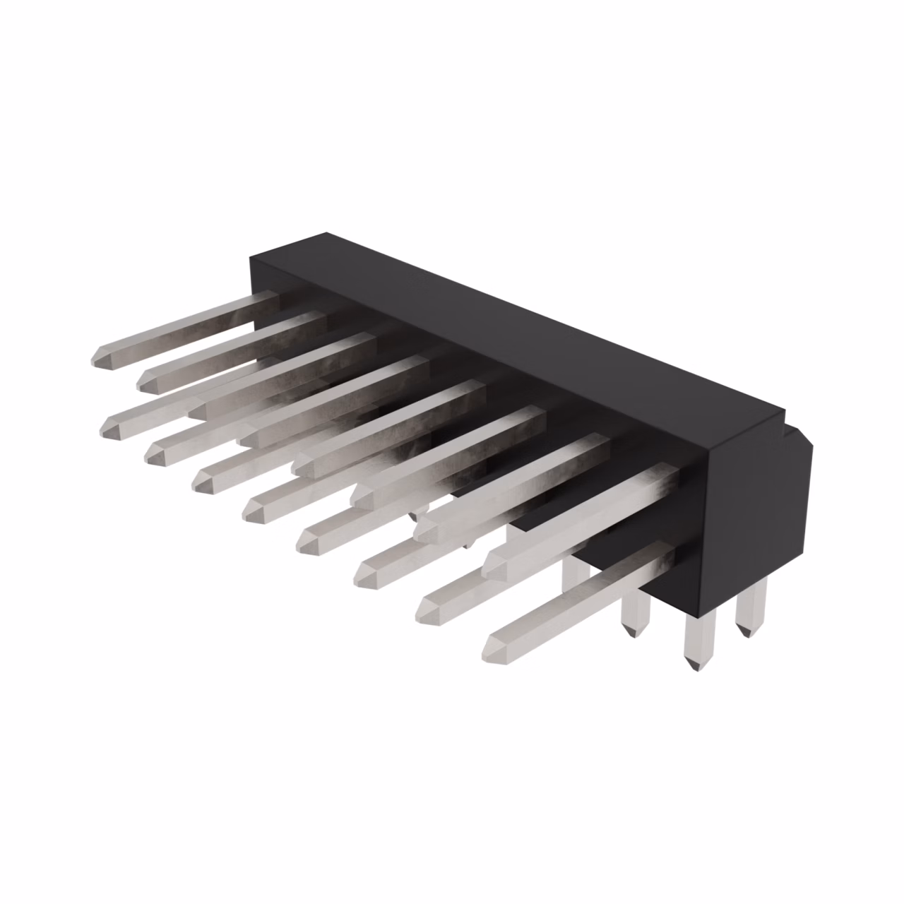 2.00mm Pitch Milli-Grid Header, Right-Angle, Through Hole, 16 Circuits, 2.54µm Tin (Sn) Plating, Mating Pin Length 6.00mm, Tail Length 2.90mm, Tray, Lead-Free for sale