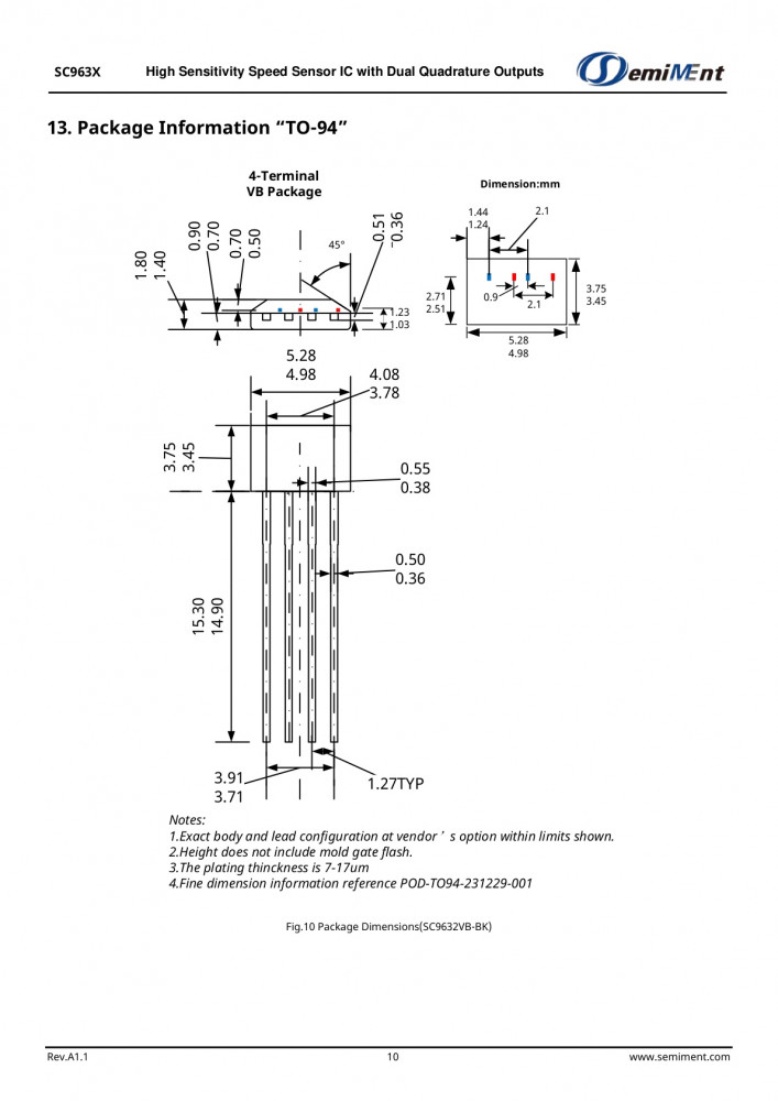 SC9632VB datasheet page 10