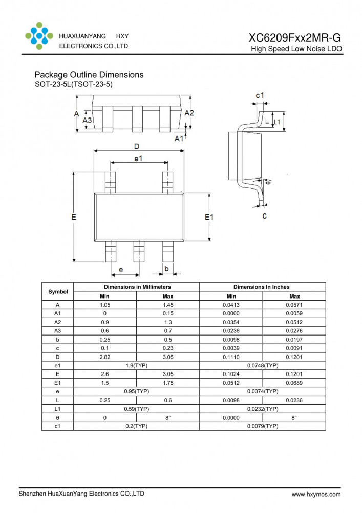 XC6209F332MR-G-HXY datasheet page 5