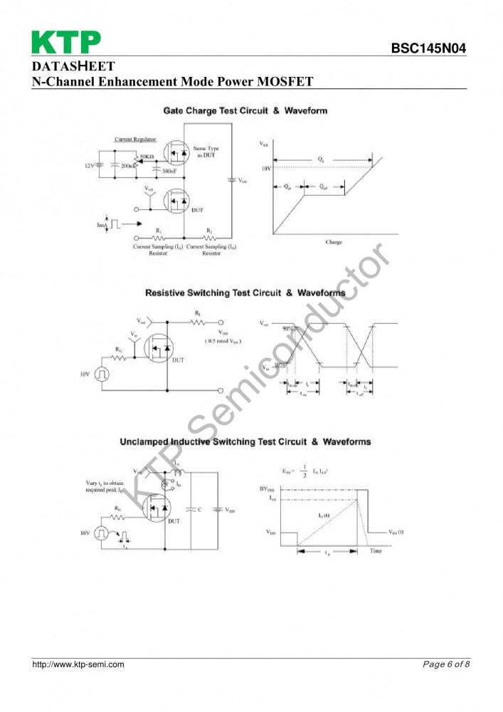 BSC145N04 datasheet page 6