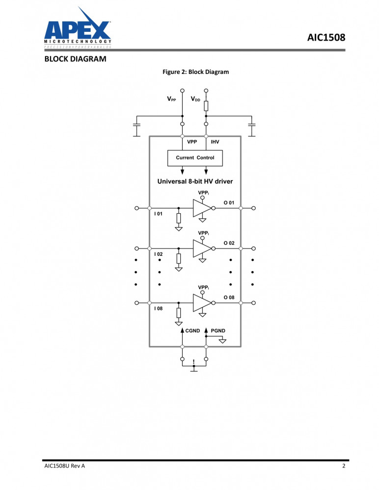 AIC1508 datasheet page 2