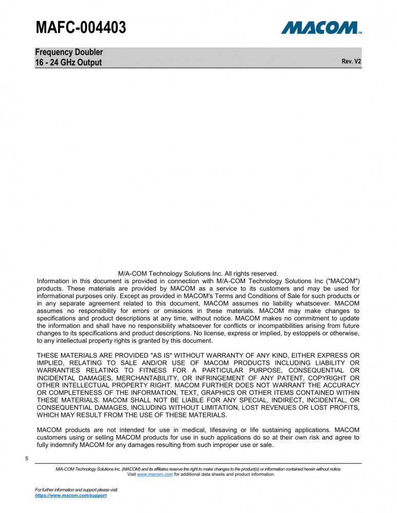 MAFC-004403 datasheet page 5