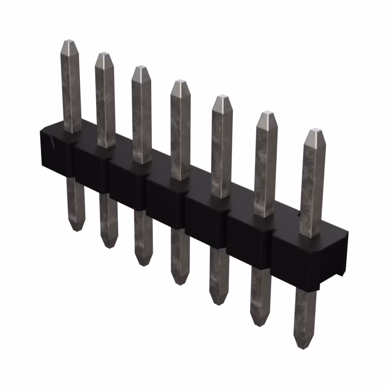 2.00mm Pitch Milli-Grid Header, Vertical, Through Hole, Breakaway, 7 Circuits, 2.50µm Tin (Sn) Plating, Mating Pin Length 3.70mm, Tail Length 3.00mm, Lead-Free for sale