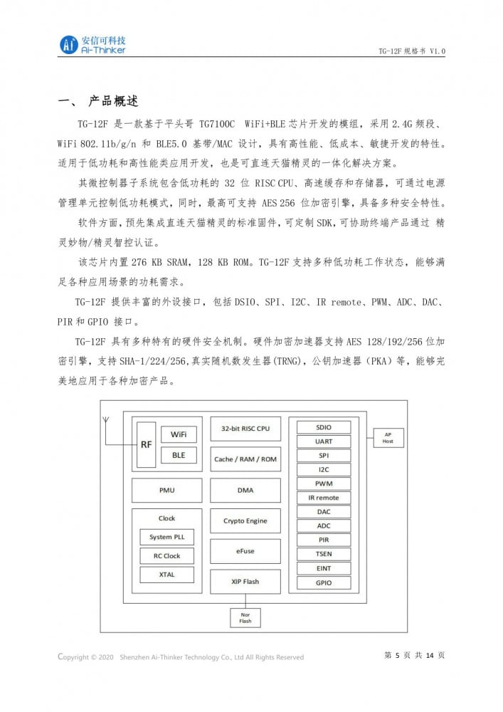 TG-12F datasheet page 5