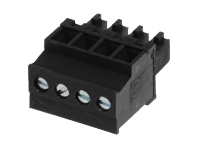 3.81mm Pitch Eurostyle Vertical Plug, Front Wire Entry, 5 Circuits