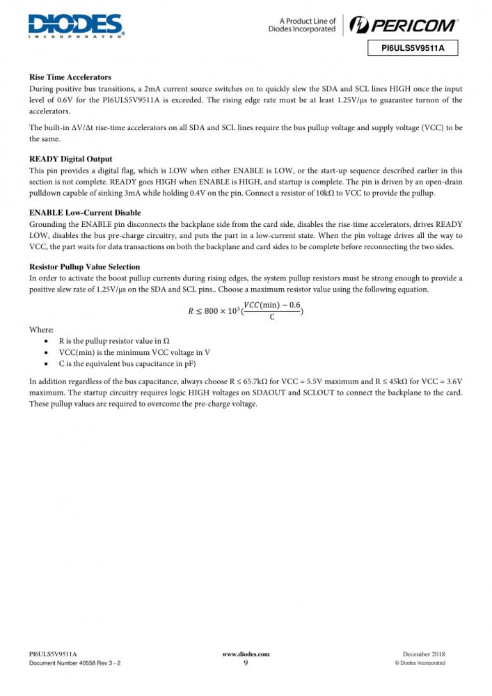 PI6ULS5V9511AZWEX datasheet page 9