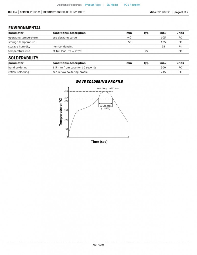 PDS2-M datasheet page 3