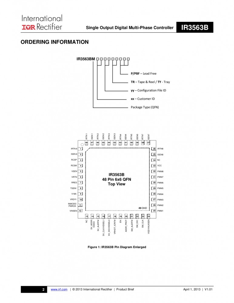 IR3563B technical document page 2
