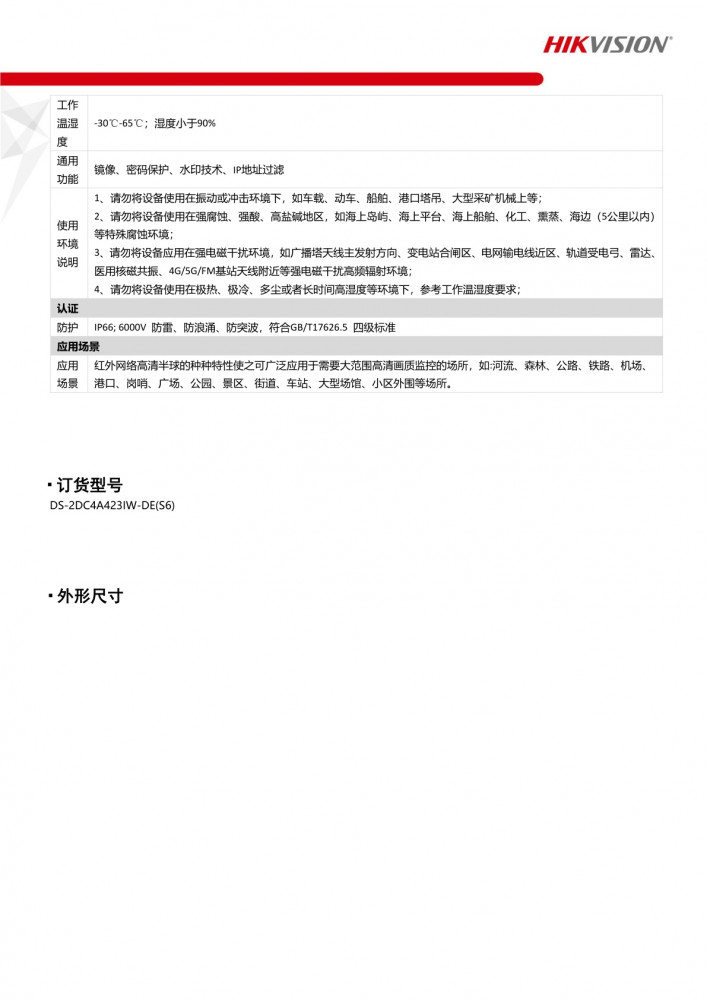 DS-2DC4A423IW(S6) document page 7