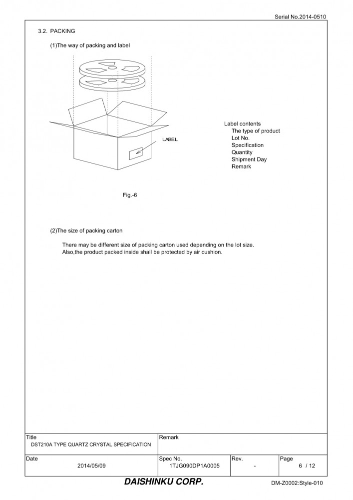 KDS specification page 7
