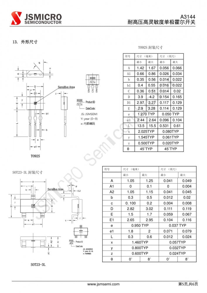 A3144 technical document page 5