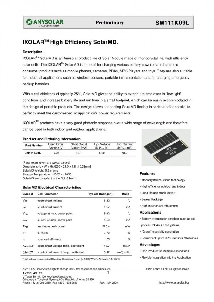 SM111K09L datasheet page 1