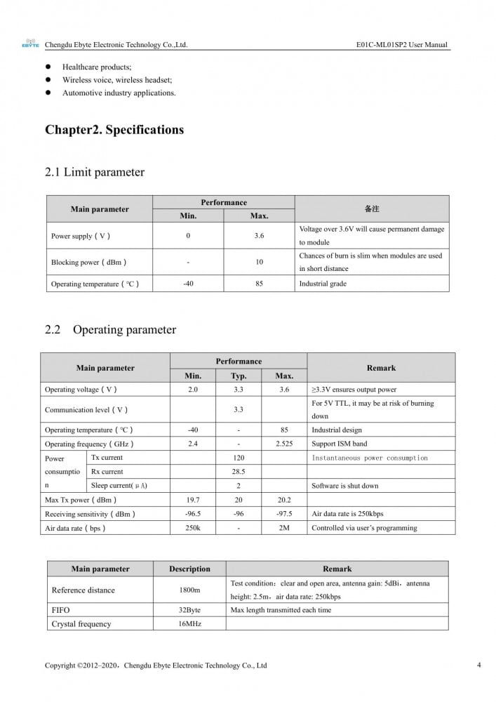 E01C-ML01SP2 datasheet page 5