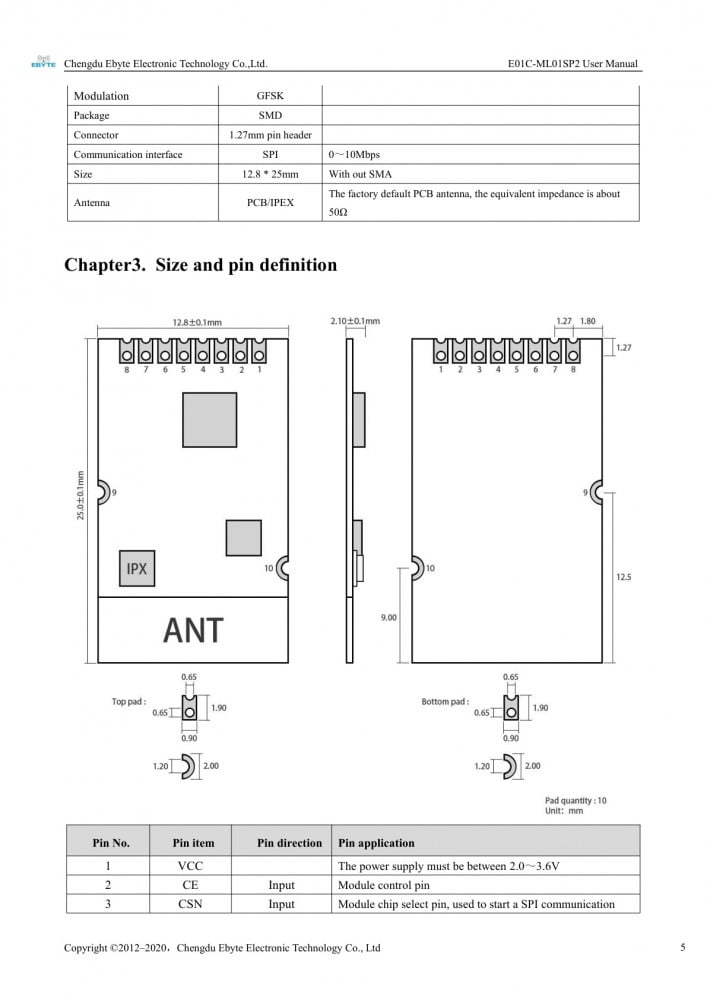 E01C-ML01SP2 datasheet page 6