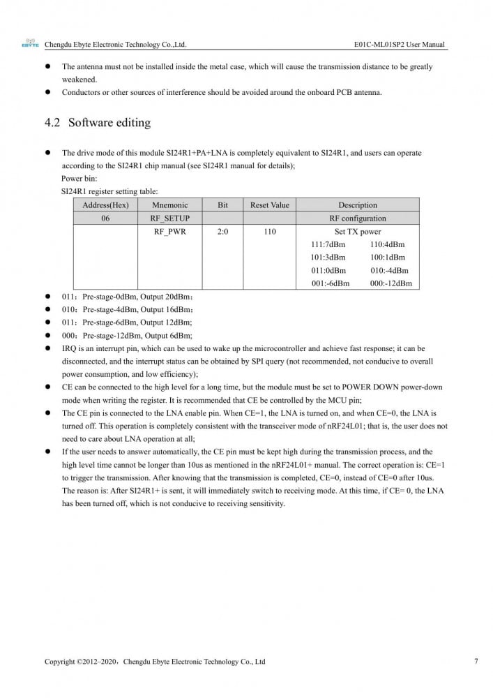 E01C-ML01SP2 datasheet page 8
