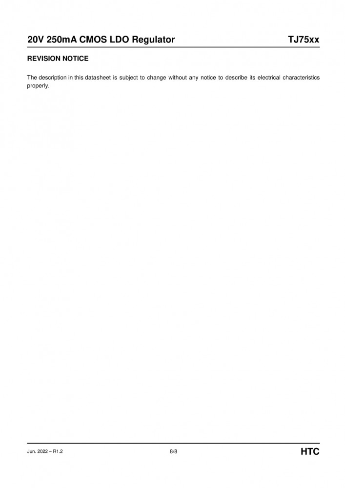 TJ7550GF datasheet page 8