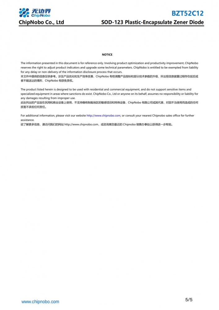 BZT52C12 datasheet page 5