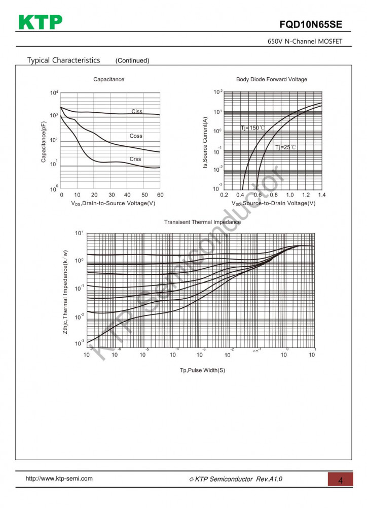 FQD10N65SE datasheet page 4