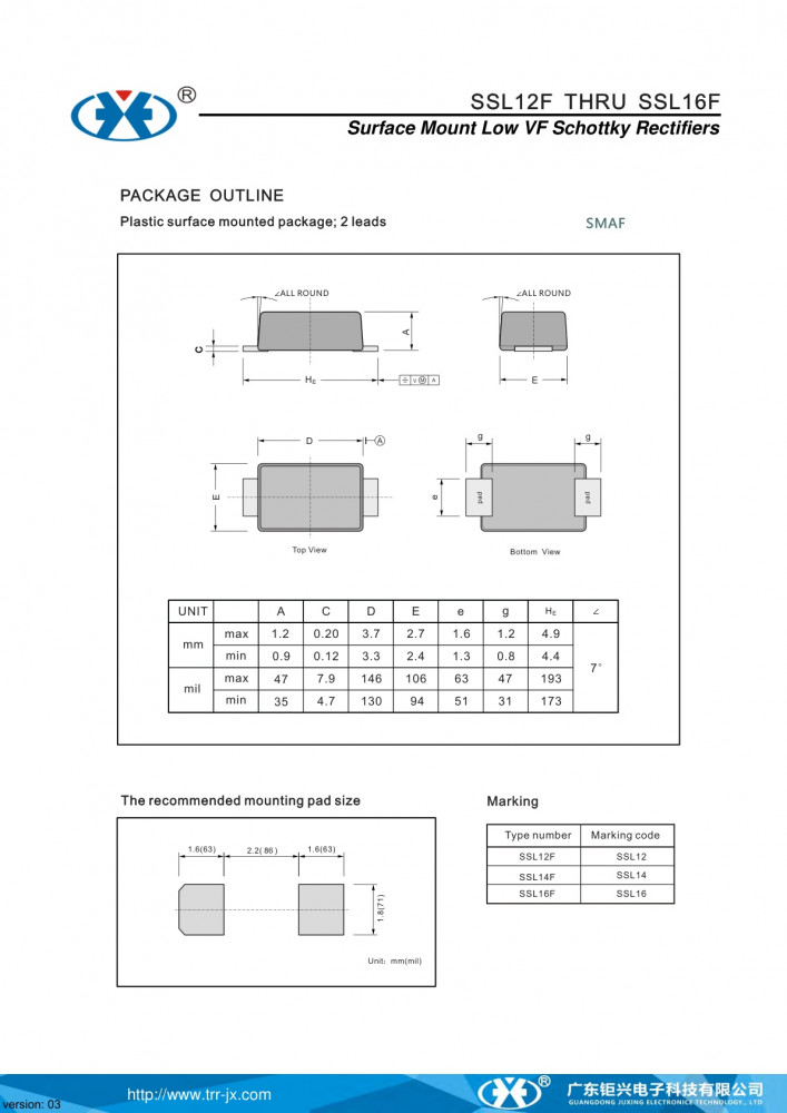 SSL14F datasheet page 3