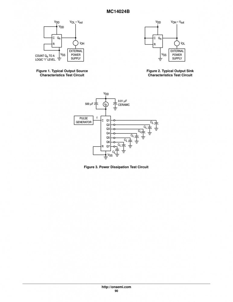 MC14024BFR2 technical document page 5