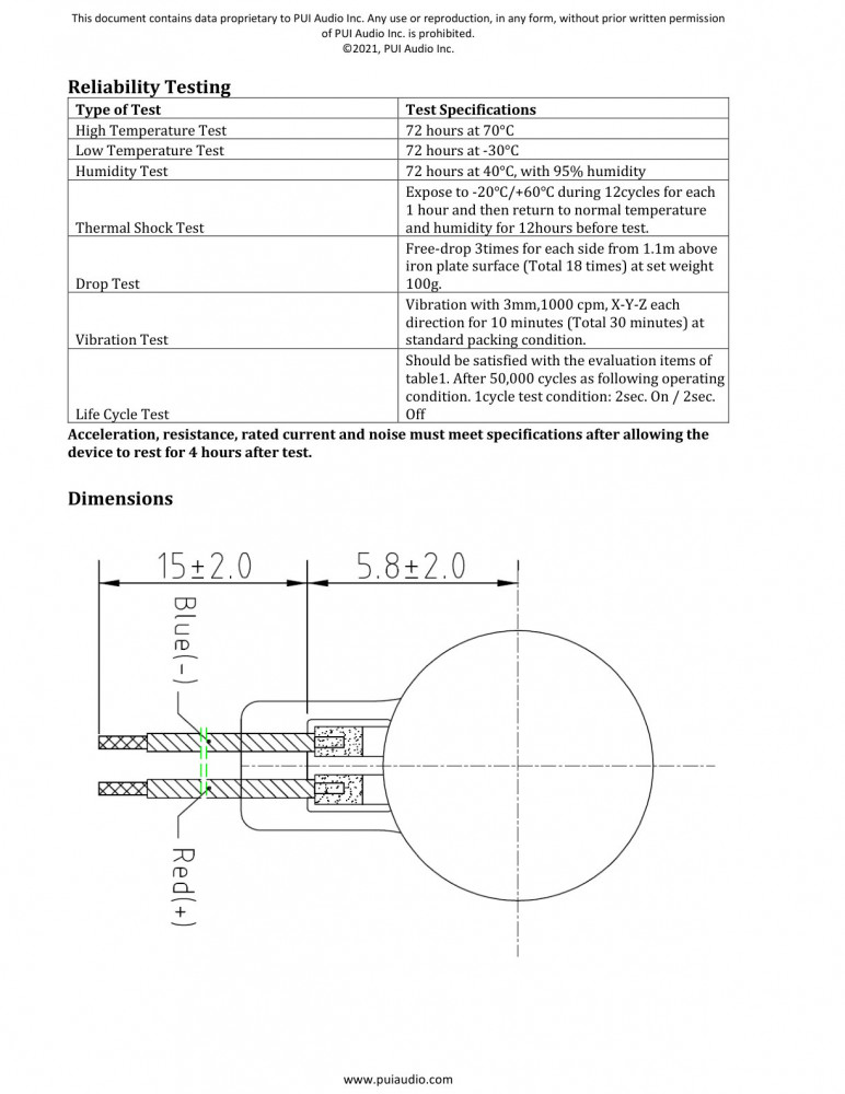 HD-EM0802-LW15-R datasheet page 2
