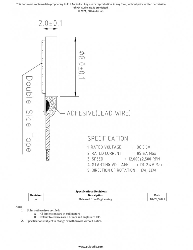 HD-EM0802-LW15-R datasheet page 3