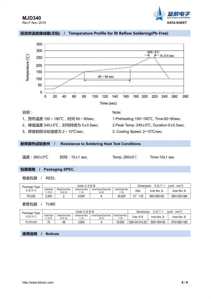 MJD340 datasheet page 6