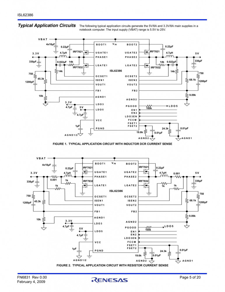 ISL62386 datasheet page 5