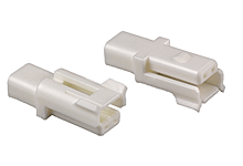 Mini50 Sealed Receptacle, Single Row, without CPA, 10 Circuits, Polarization Option C, Dark Gray