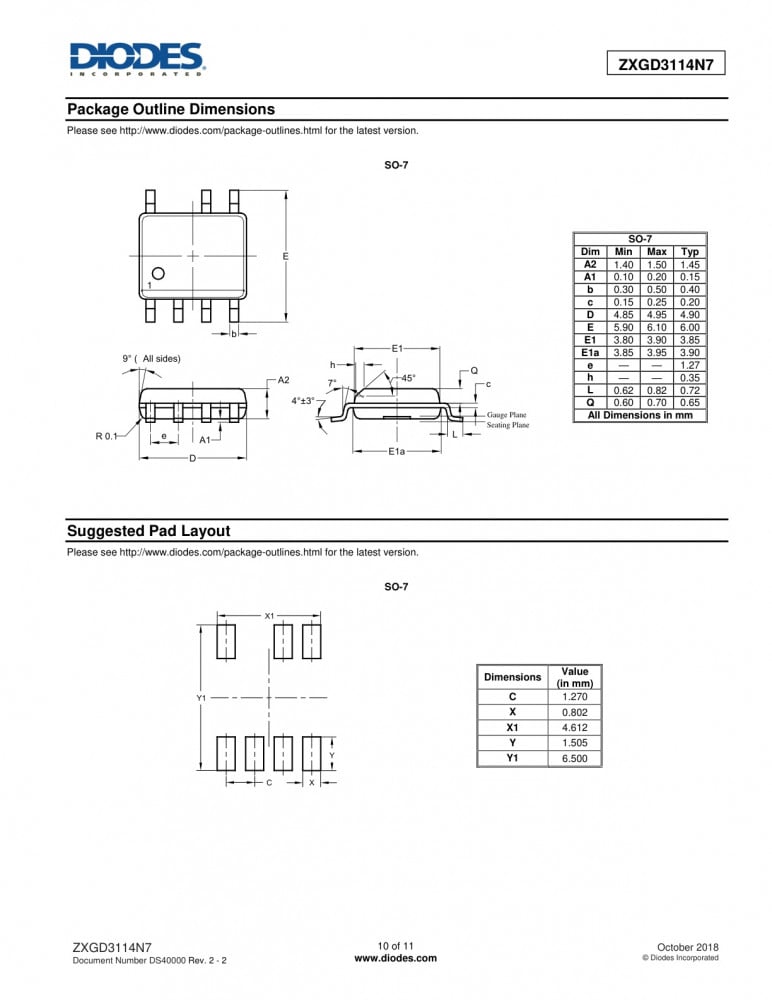ZXGD3114N7TC datasheet page 10