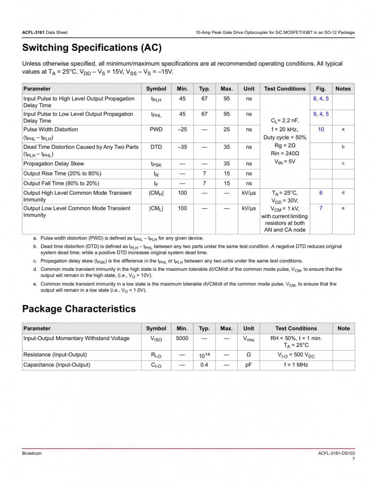 ACFL-3161 datasheet page 7