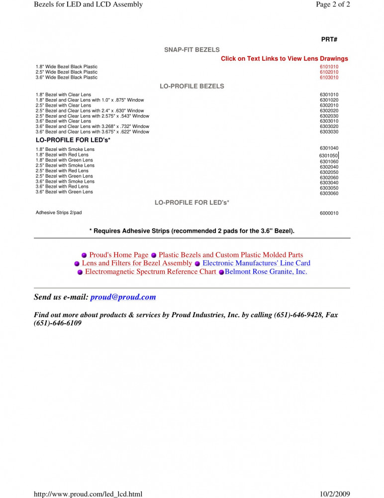 Technical product document image, page 2