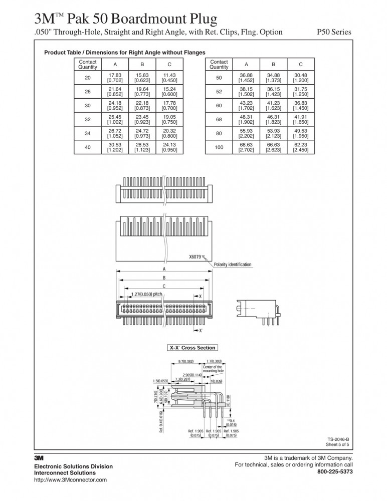 3M P51-040P-SR1-EA technical document sheet 5
