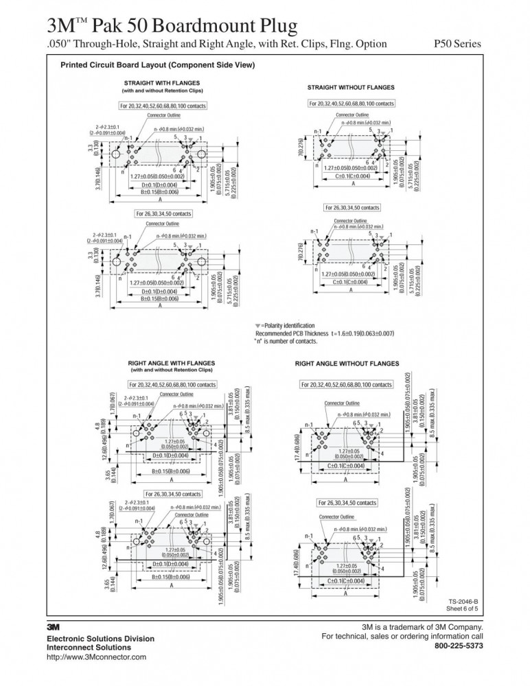 3M P51-040P-SR1-EA technical document sheet 6
