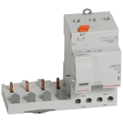 Add-on modules DX³ - DX³ RCD 4P 63A A-S 300mA - 4P 400V~ A type - 63A 300mA selective - DIN rail add-on for DX³ MCB for sale