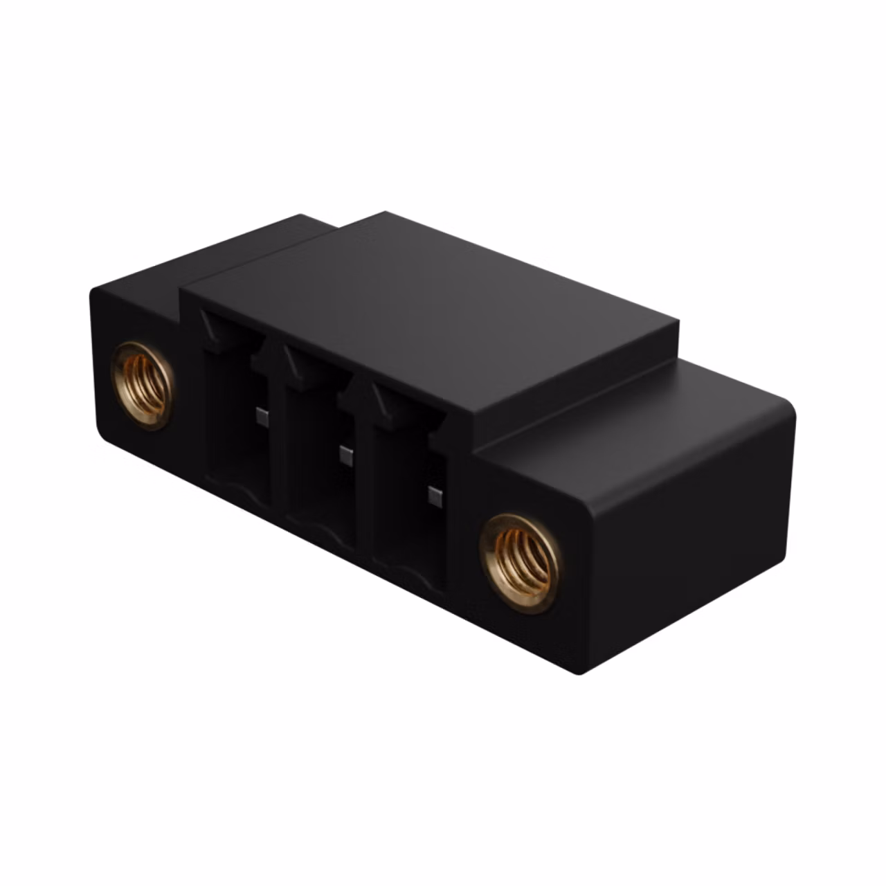 3.81mm Pitch Eurostyle Right-Angle PCB Header, with Threaded Retention Inserts, 3 Circuits for sale