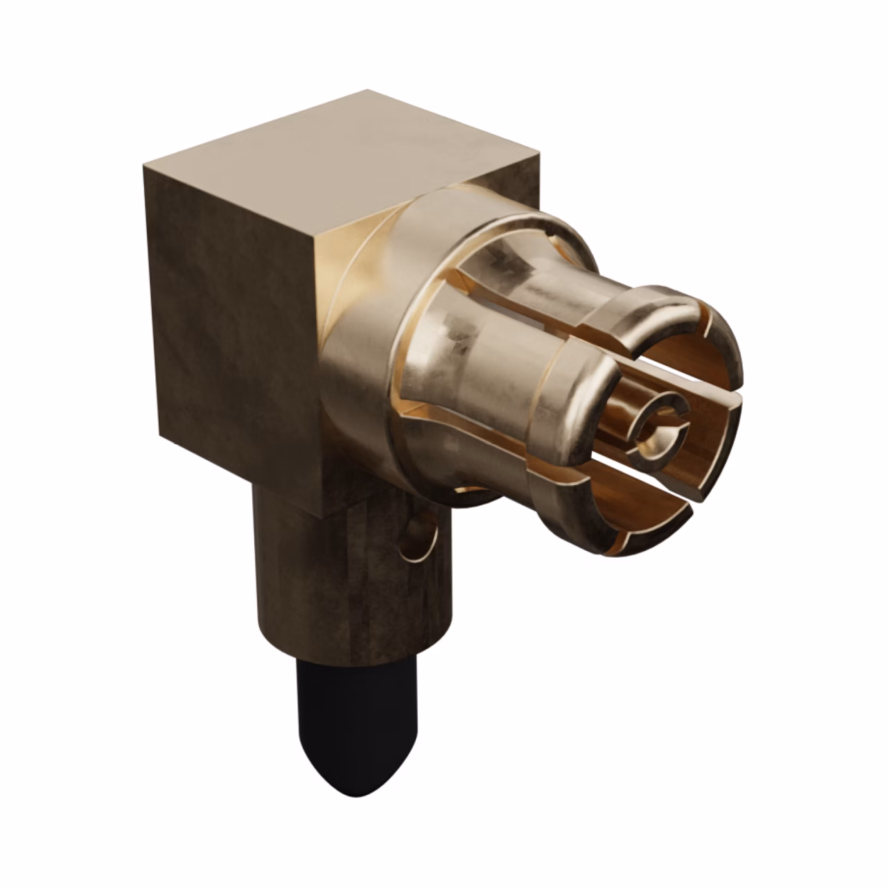 SMPM Jack, Right-Angle, Solder, .047