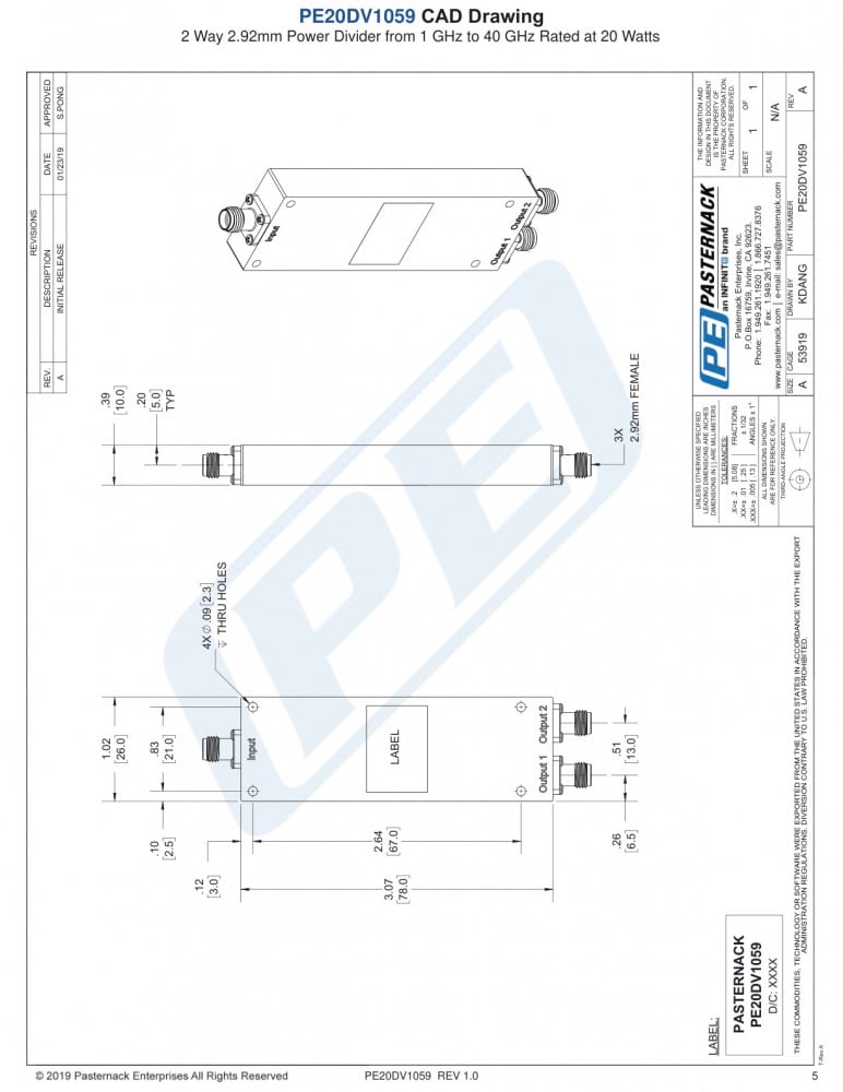 PE20DV1059 datasheet page 5
