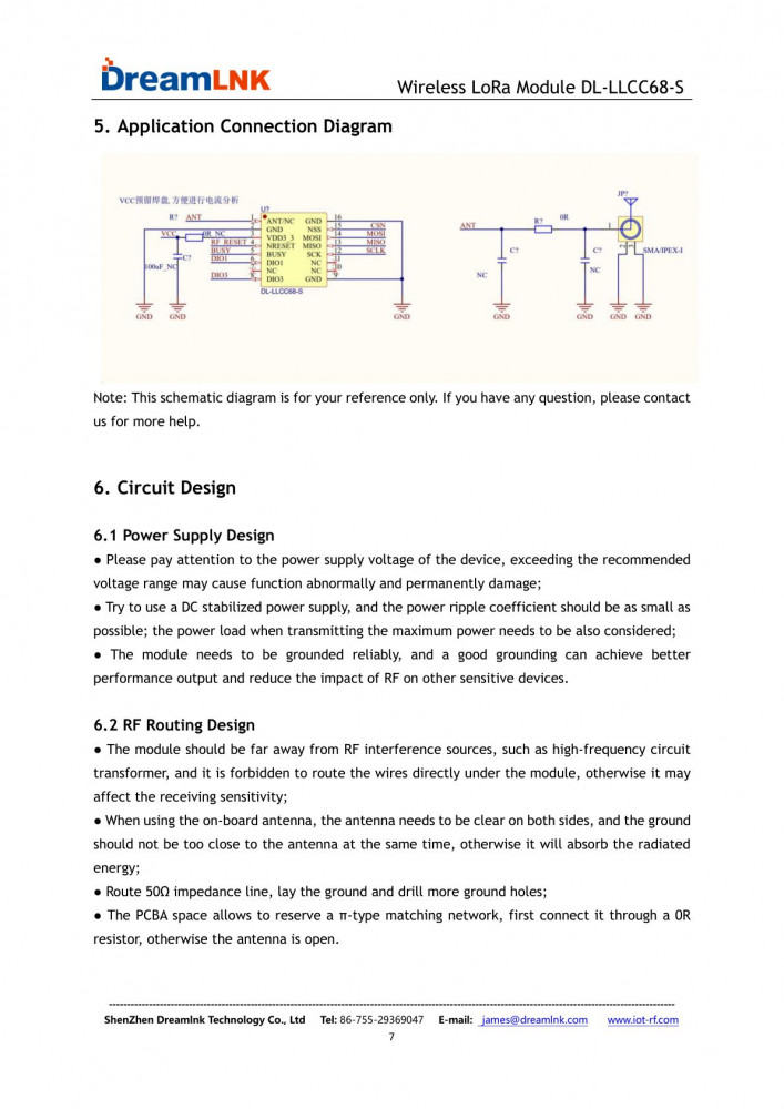 DL-LLCC68-S-915S datasheet page 7