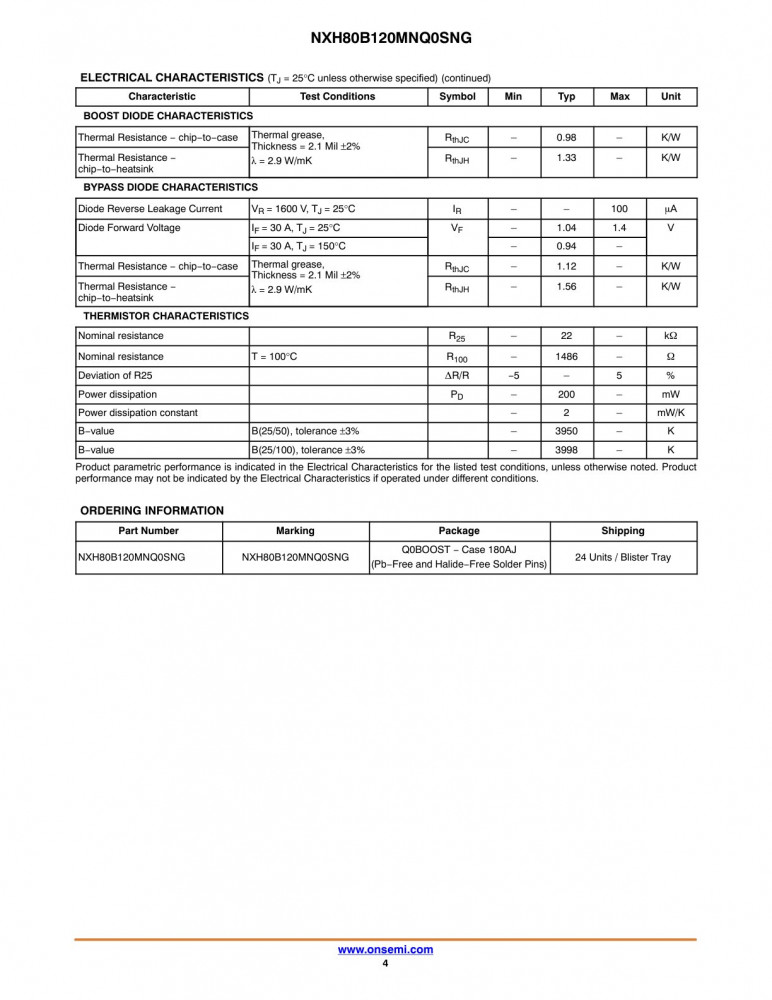 NXH80B120MNQ0SNG datasheet page 4