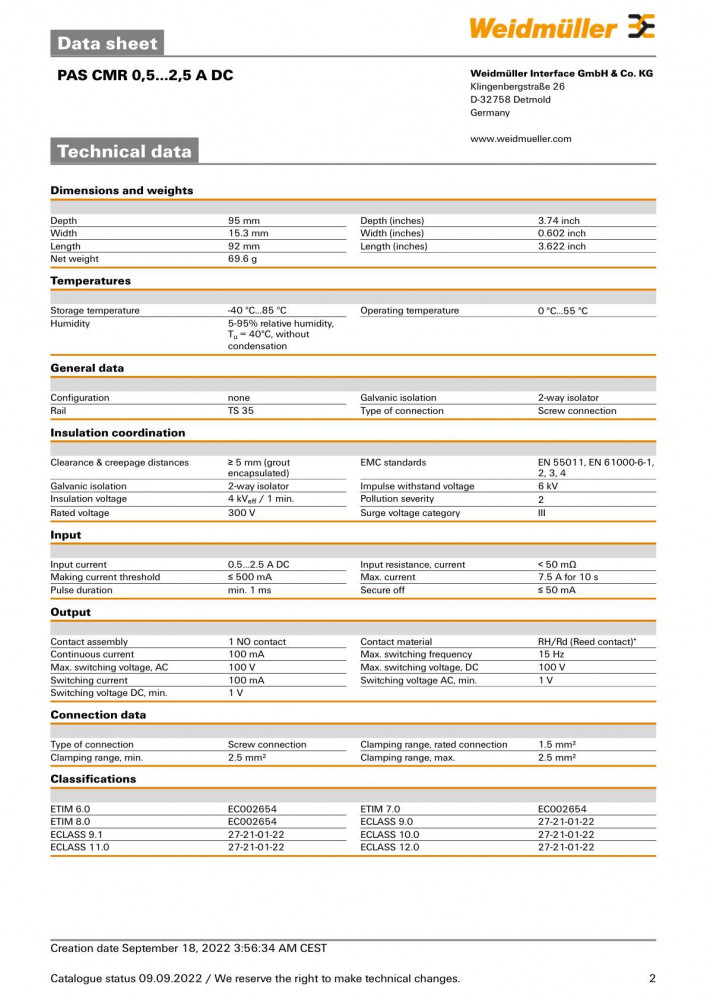 8742610000 technical document page 2