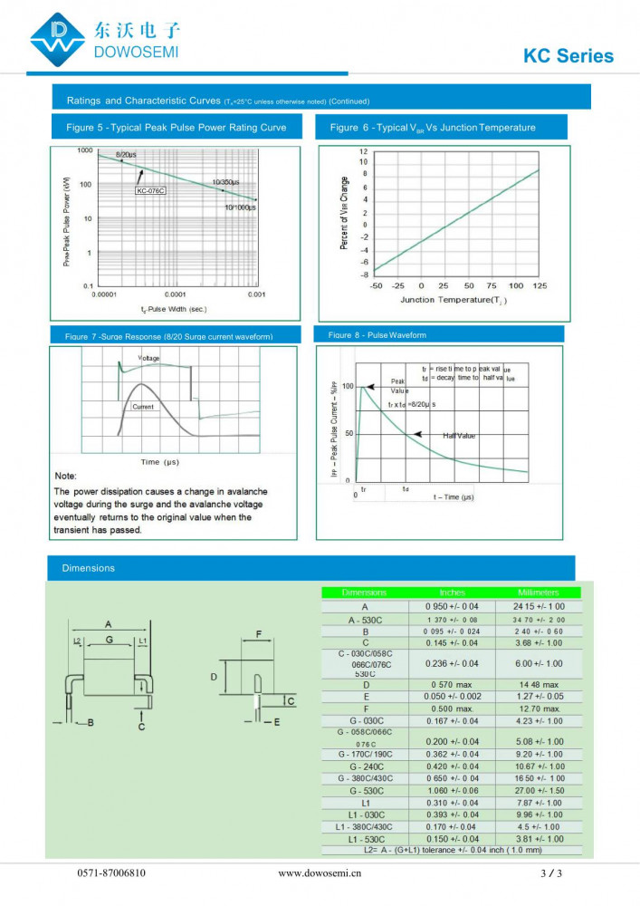 DOWO KC-380C datasheet page 3