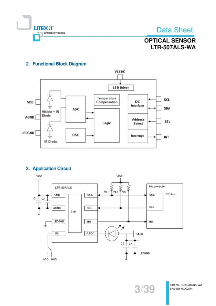 LTR-507ALS-WA datasheet page 4