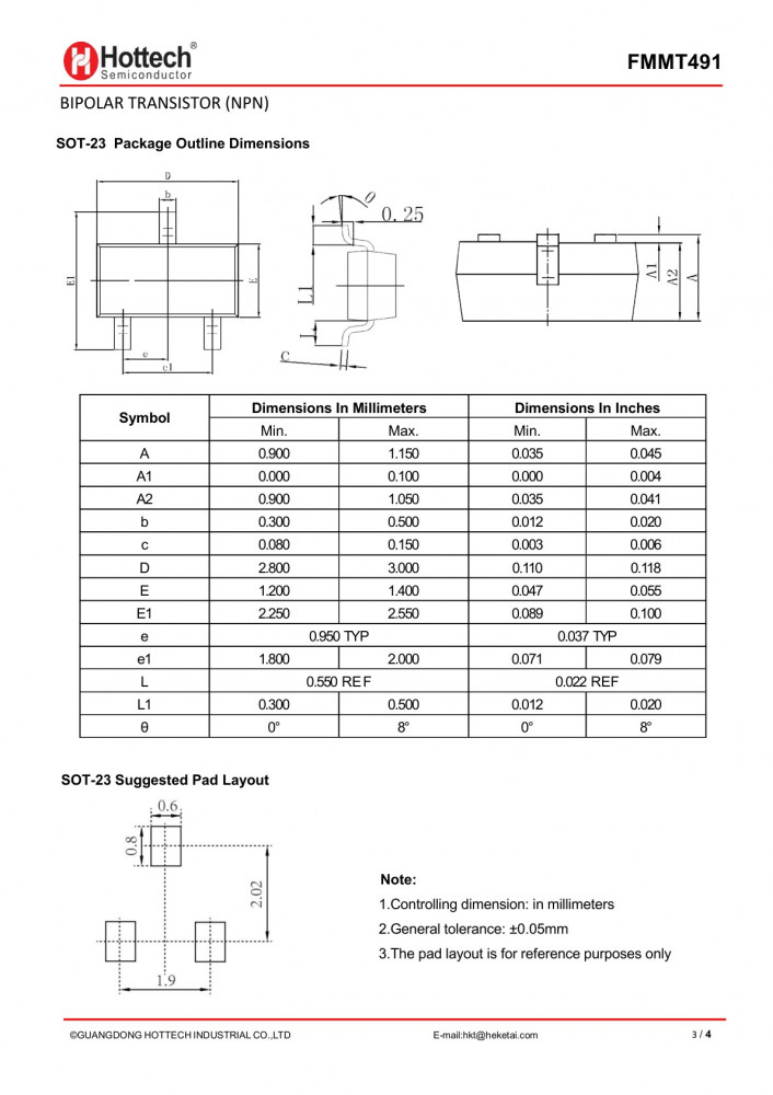 FMMT491 datasheet page 3