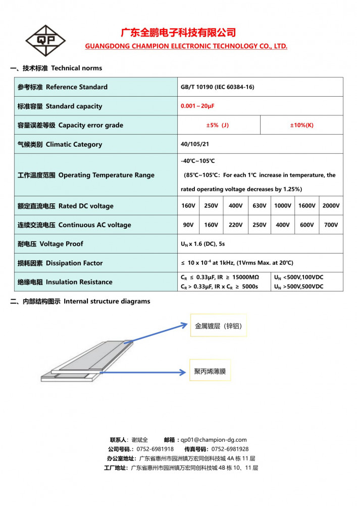 CHAMPION SMKP series datasheet page 1
