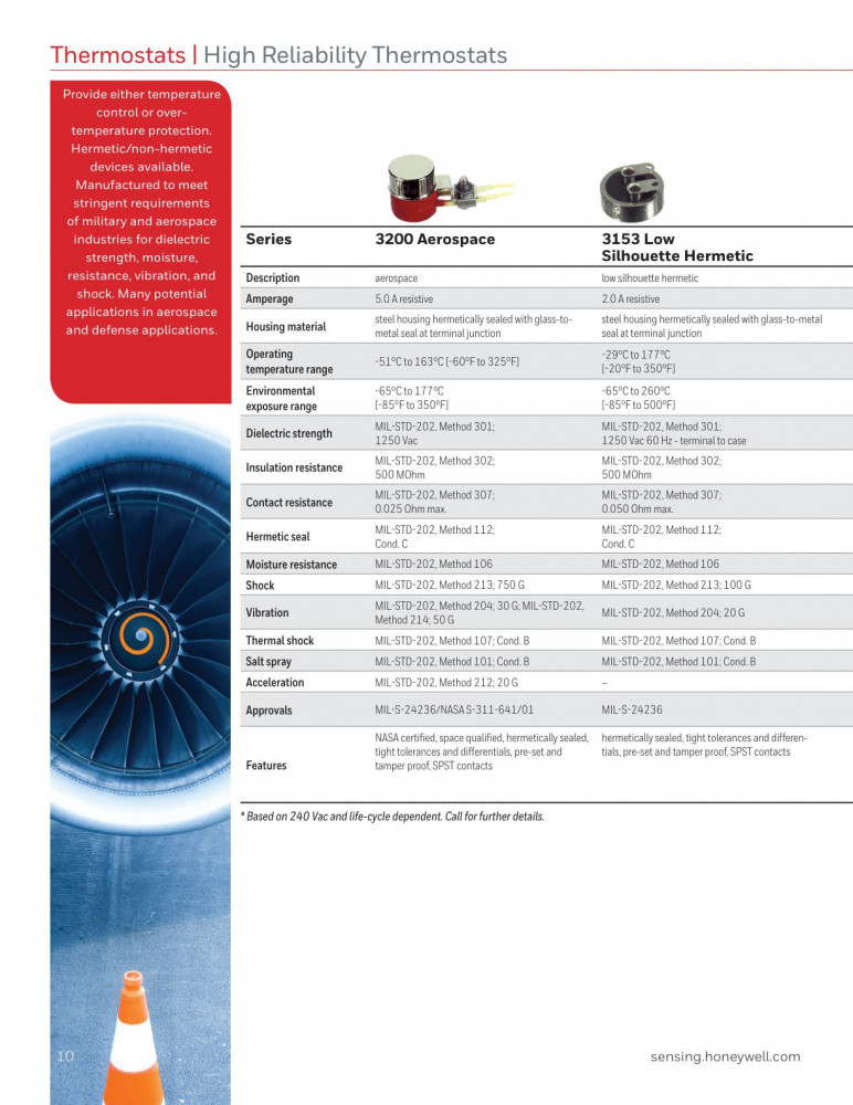 Honeywell thermal products guide page 10