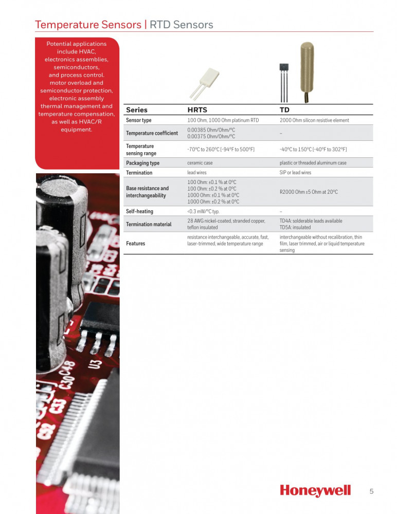Honeywell thermal products guide page 5