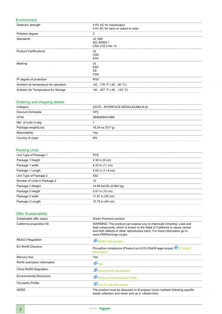 SSM1A455BD technical document page 2
