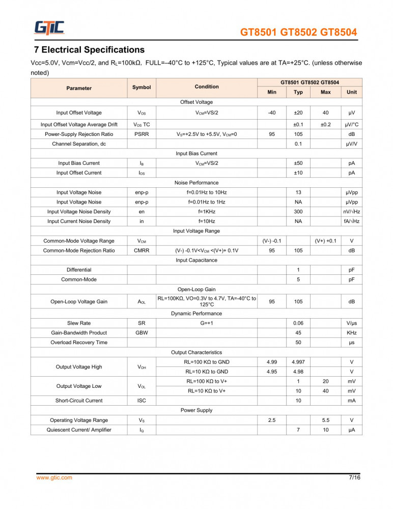 GT8501 datasheet page 8