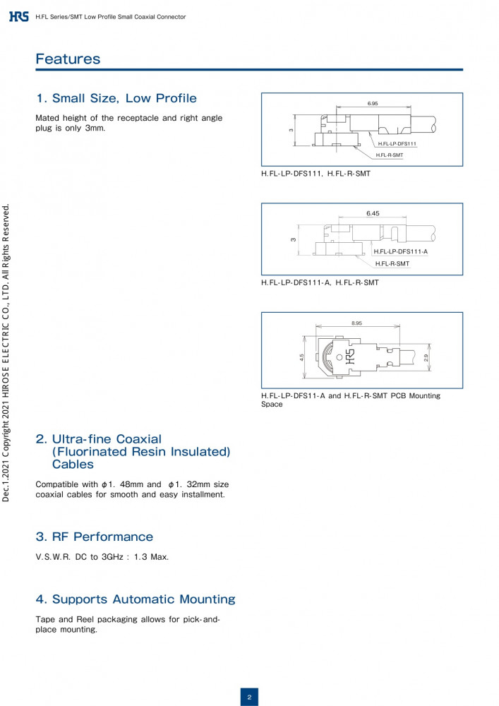 HRS H.FL Series document page 2